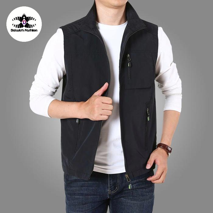 Promo rompi pria terbaru/rompi kantor/rompi keren pria Cotton drill ...