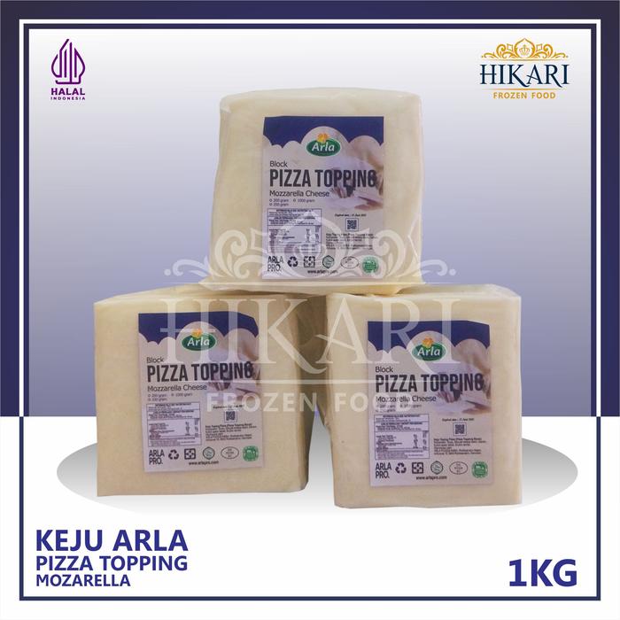 Jual Keju Mozzarella Arla - Arla Pizza Topping Mozzarella 1kg - Kab ...