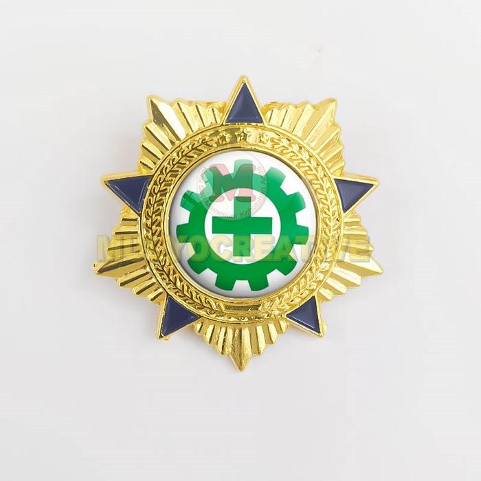 Jual Pin K3 Pin Bros Logo K3 Model Premium - Bintang Biru, Peniti - Kab ...