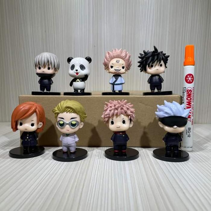 Jual mainan static figure jujutsu kaisen satoru gojo yuji itadori ...