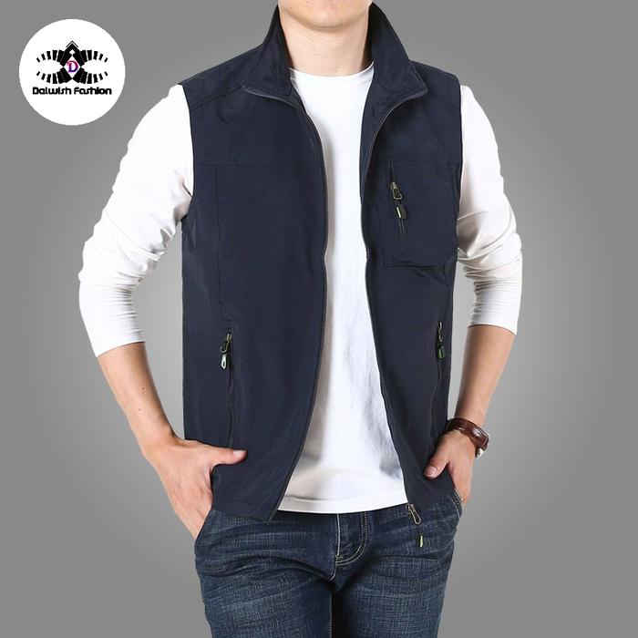 Promo rompi pria terbaru/rompi kantor/rompi keren pria Cotton drill ...