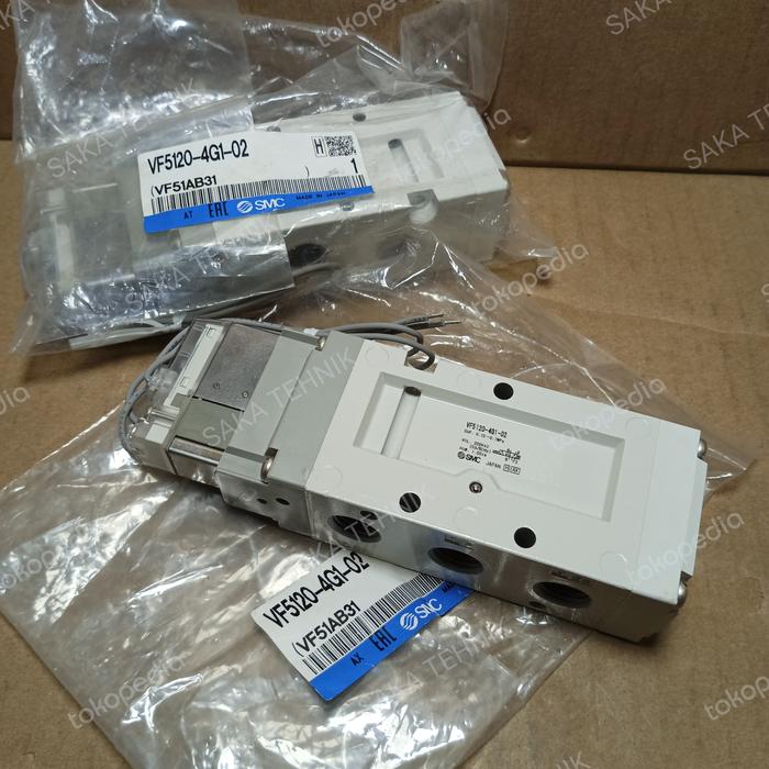 Jual Solenoid Valve SMC VF5120-4G1-02 220VAC - Kota Tangerang - SAKA ...