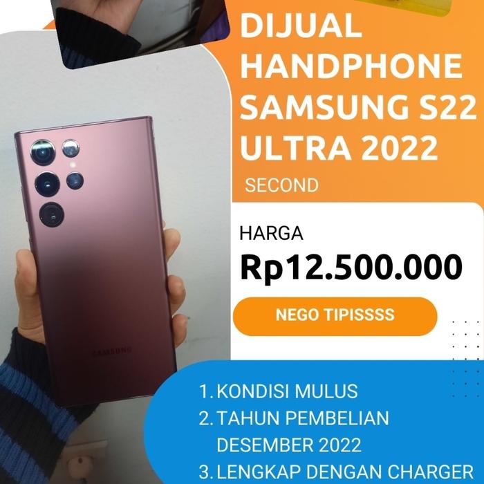 Jual samsung galaxy s22 ultra second - Jakarta Pusat - Akane's Shop ...