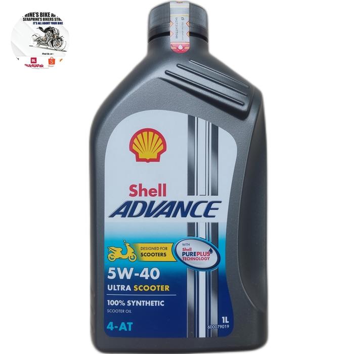 Jual OLI SHELL ADVANCE ULTRA SCOOTER 1L 100% SYNTHETIC|NMAX AEROX PCX ...