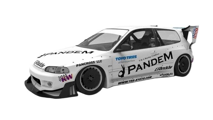 Jual SBX11 Instant Wide BodyKit Custom HONDA CIVIC EG PANDEM DIECAST 1/ ...