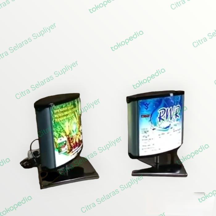 Jual Rotary Light Neon Box Mini Banner Stand Standing - Jakarta Barat ...