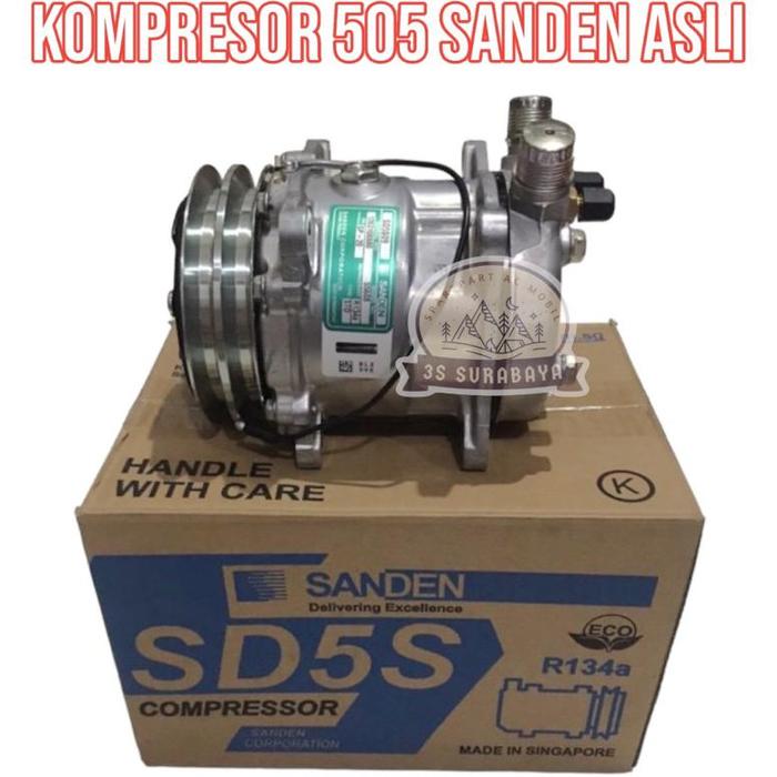 Jual ready ya Kompresor 505 Sanden Asli Ac Mobil Universal (New/Baru ...