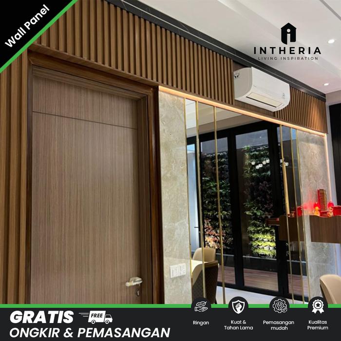 Jual Wall Panel BALIAN Tipe C Rectangle Double High Bar - Brown Cherry ...