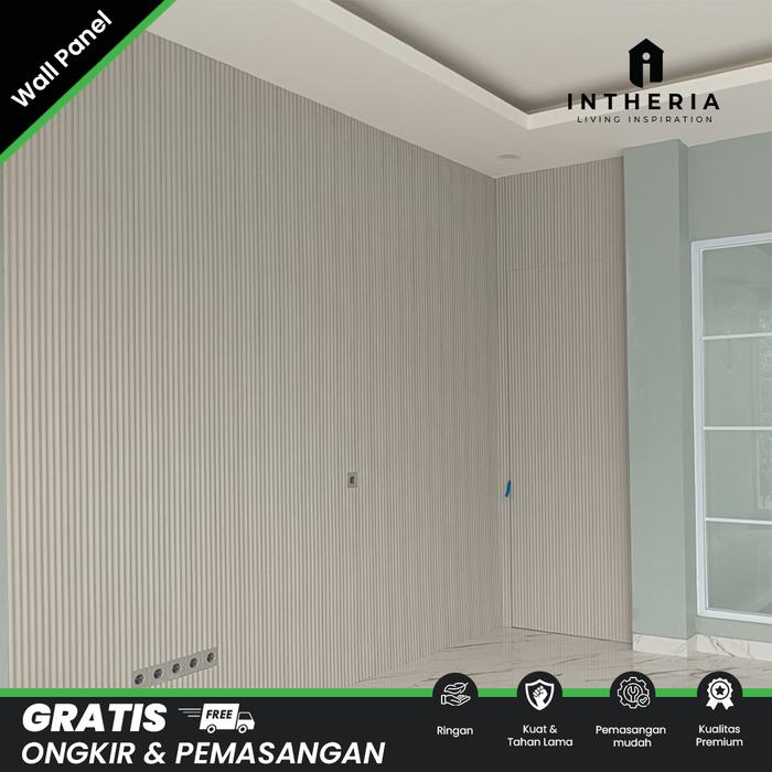 Jual Wall Panel BALIAN Tipe H Triangle 5 Bar - Ivory White - Kota ...