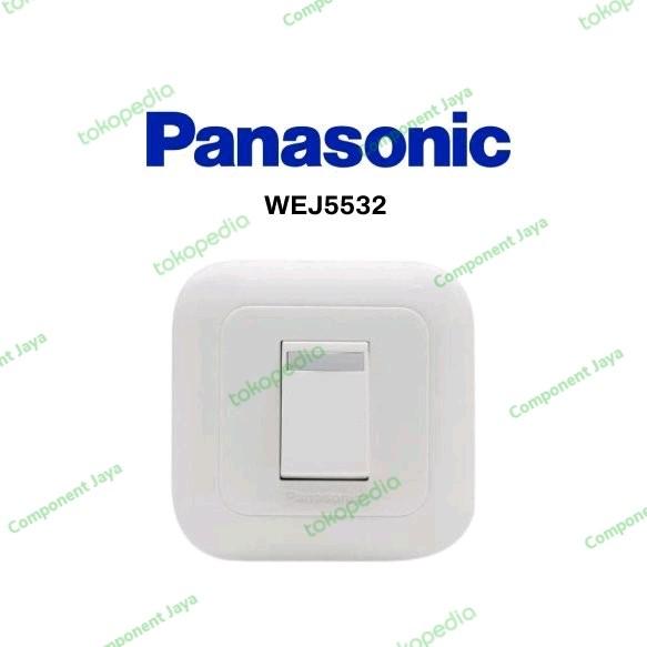 Jual saklar Hotel / Tukar engkel tunggal single WEJ5532 panasonic 2 ...