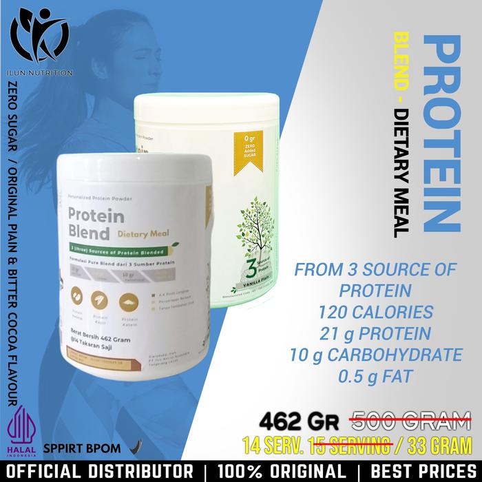 Jual PROTEIN BLEND Whey Protein Susu Protein Susu Wpi Wpc 500 gr - PB ...