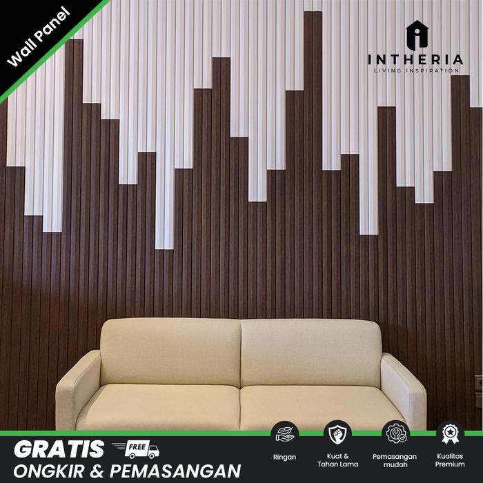 Jual Wall Panel BALIAN Tipe D Triangle Double Bar - Sturdy Brown - Kota ...