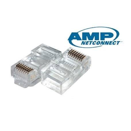 Jual Connector RJ45 AMP (Commscope) Cat5e USA Original (50 pcs) - Kota ...