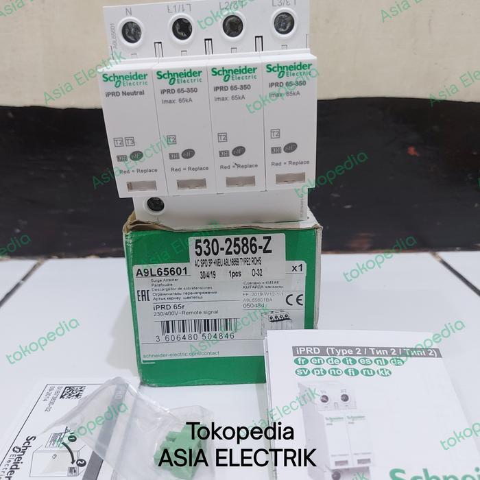 Jual SURGE ARRESTER SCHNEIDER IPRD 65-350 Imax 65kA 3P+N ORIGINAL ...
