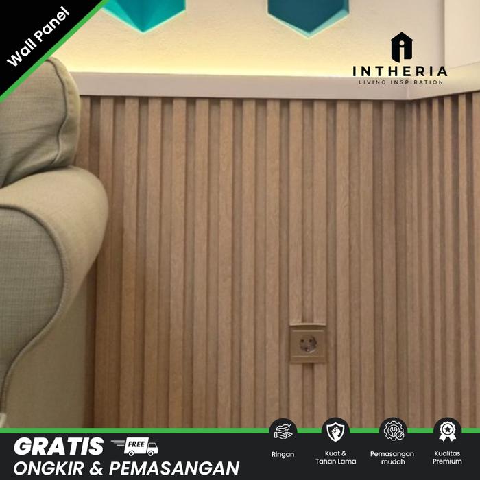 Jual Wall Panel BALIAN Tipe C Rectangle Double High Bar - Teepy Brown ...