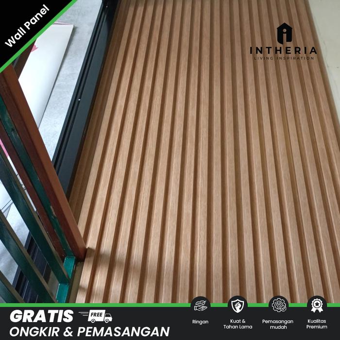 Jual Wall Panel BALIAN Tipe C Rectangle Double High Bar - Natural Oak ...