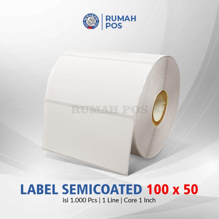 Jual Stiker Label Barcode Semicoat ukuran 100x50mm 1 Line - Gap - Kota ...