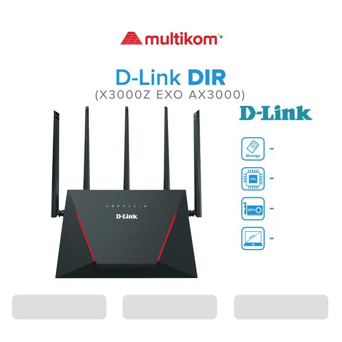 Promo D-Link DIR-X3000Z EXO AX3000 Wi-Fi-6 Smart Router Cicil 0% 3x - Kota Palembang - MULTIKOM ...