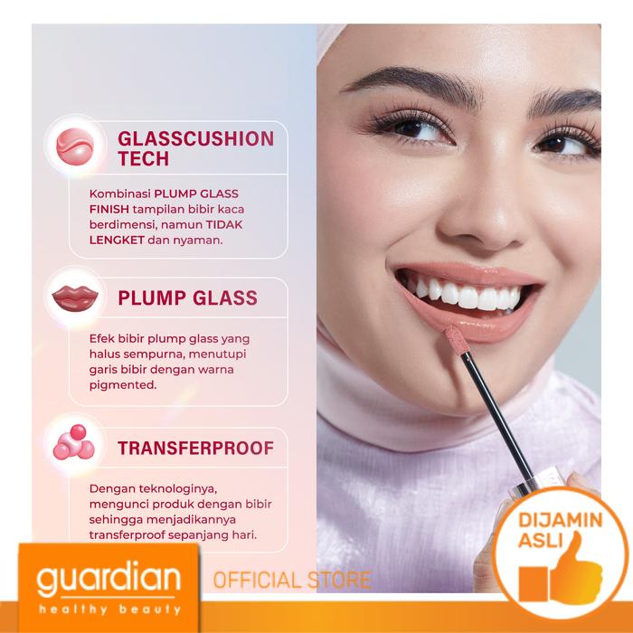 Jual Wardah Glasting Liquid Lip - Hi-pigmented Glass Color - 06 Ruby ...