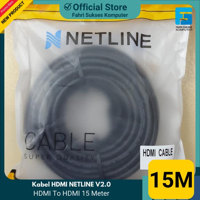 Jual Hdmi Cable 15Meter V2.0 Netline Super High Quality - Jakarta Pusat - Fahri sukses komputer ...