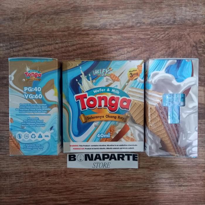 Jual Lakley Tonga Wafer And Milk 3MG 60ML By Lakley Corp Cukai 2024 ...