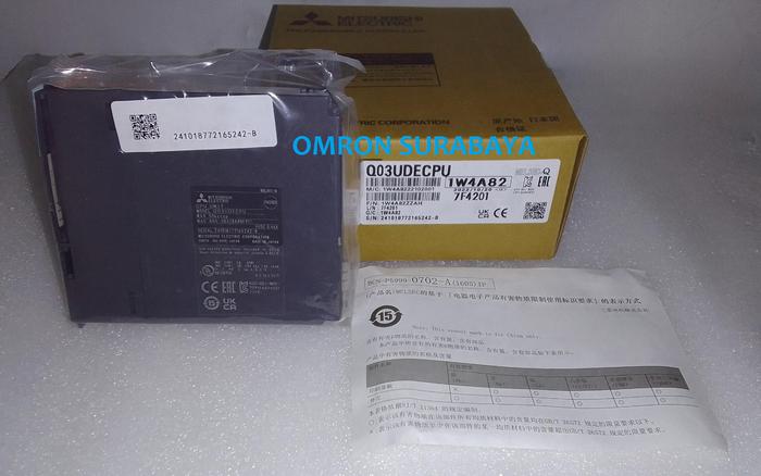 Jual PLC MITSUBISHI Q03UDECPU ORIGINAL - Kota Surabaya - Omron Surabaya ...