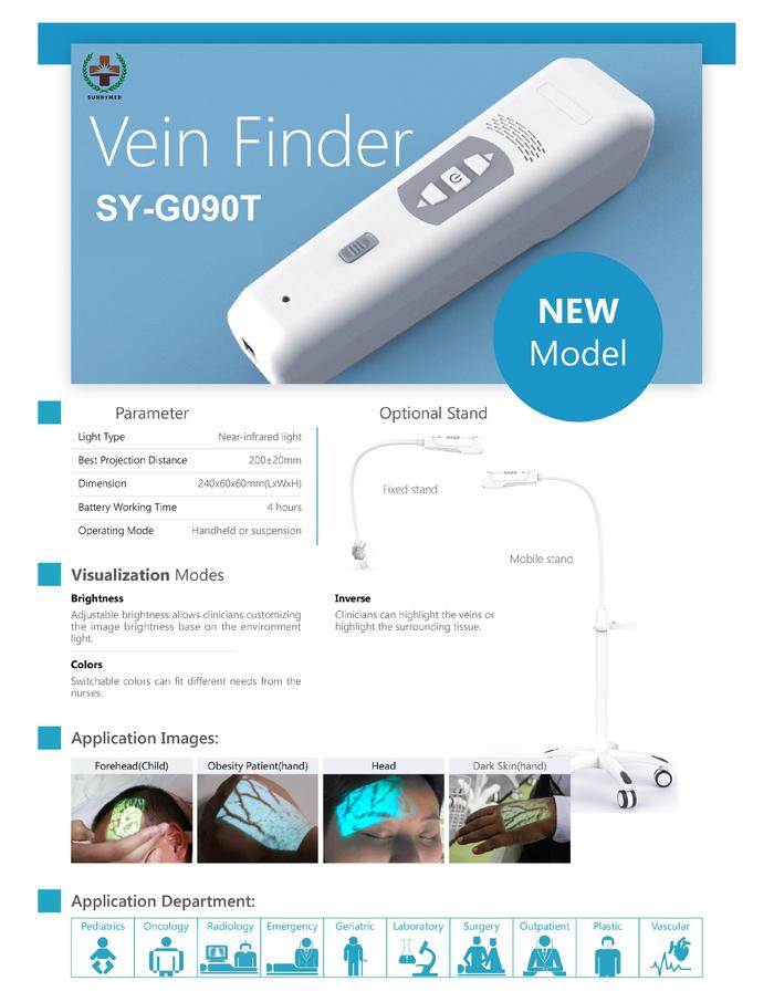 Jual ALAT CEK VENA / VEIN VIEWER / Portable Vein Finder SY-G090T ...