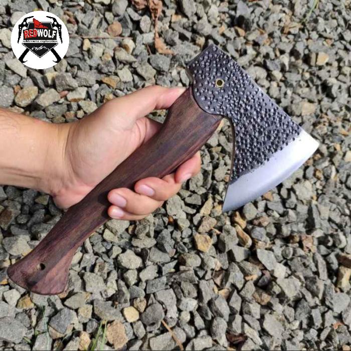 Jual kapak bushcraft survival kayu Sonokeling Size Kecil kapak mini ...