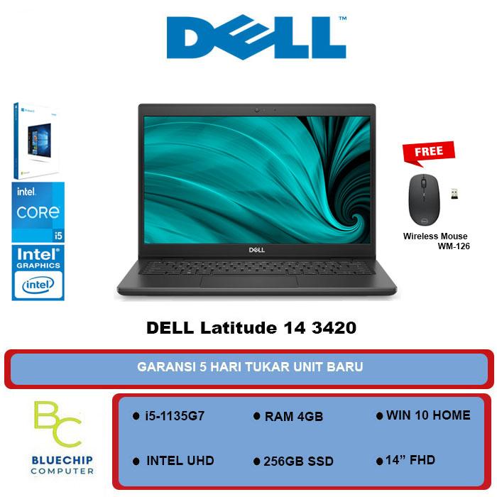 Jual Laptop DELL Latitude 14 3420 - i5-1135G7 4GB 256GB SSD 14" FHD Win 11 Home - Jakarta Pusat ...
