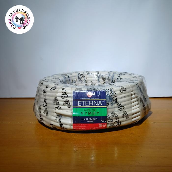 Jual Kabel listrik NYMHYO 3x0,75mm ETERNA /kabel serabut [ecer per 1 ...