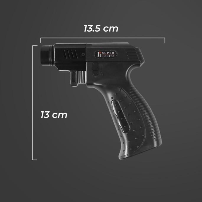 Jual Korek Gas Lighter Double Torch Jet Bbq Cooking Welding Gun ...