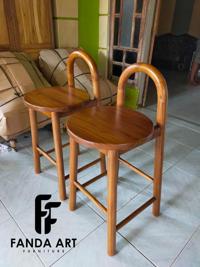 Jual kursi bar cafe, kursi bar minimalis jati, kursi bar bulat bar ...