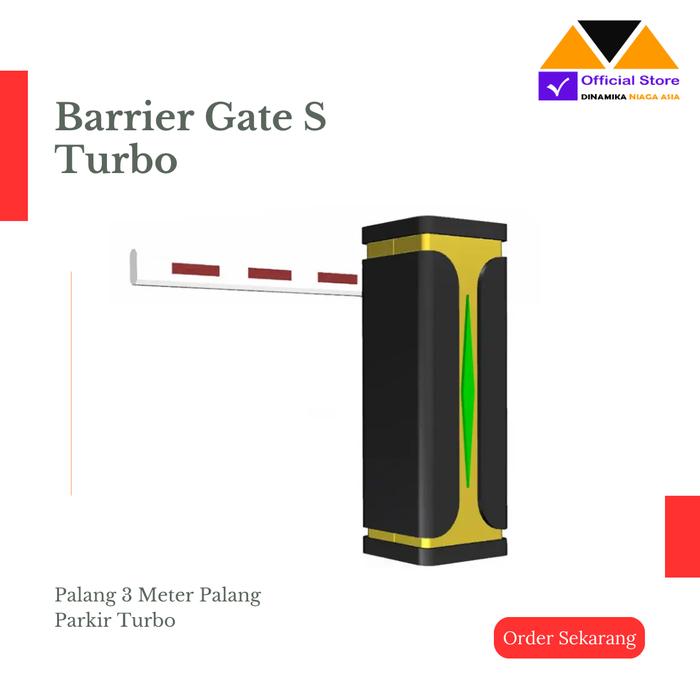 Promo Barrier Gate S -turbo Palang 3 Meter Palang Parkir Turbo