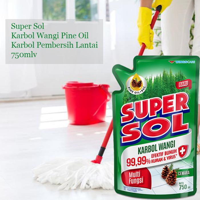 Promo Karbol Wangi Pine Oil * Super Sol * Karbol Pembersih Lantai ...