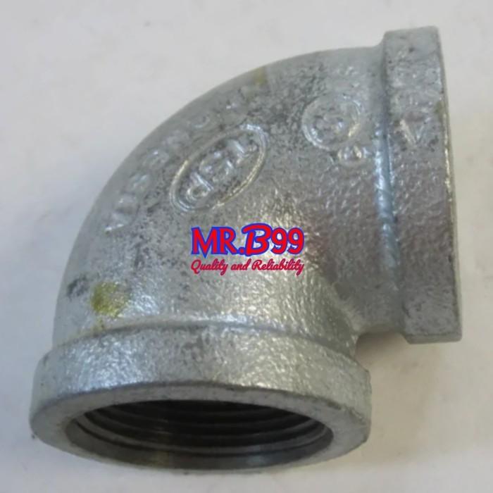 Jual TSP Banded Galvanized Steel Screw Elbow 90° ∅ 1-1/2" - Kab. Bekasi ...