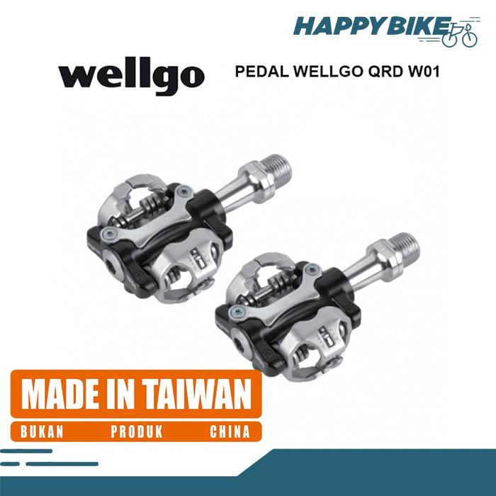 Promo WELLGO Pedal Sepeda QRD W01 Bicycle Pedals Alloy Stainless MTB Cicil 0% 3x - Jakarta ...