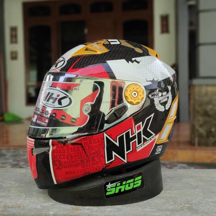 Jual nhk gp pro carbon the Champions limited edition original nhk - Kab. Cirebon - Supri Helmet ...