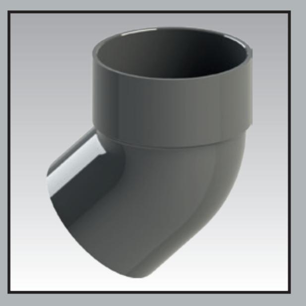 Jual Pipa Conector Pipa Sambung Siku Socket Spigot 45° By Rucika - Kab ...