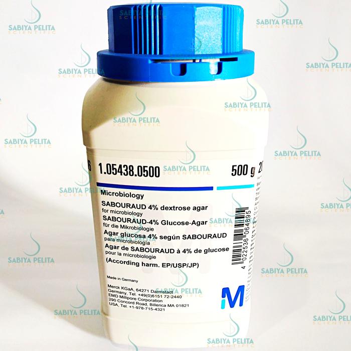 Jual SABOURAUD 4% dextrose agar/SDA MERCK 1.05438.0500 - Kota Bandung ...