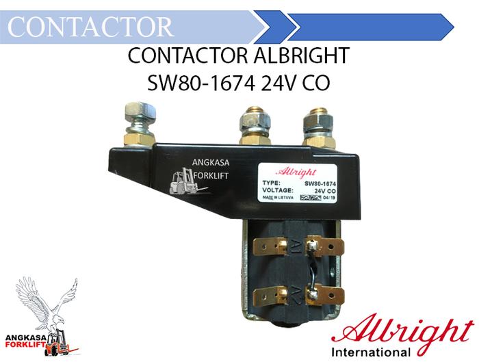 Jual Albright contactor for forklift jungheinrich SW80-1674 24V CO ...