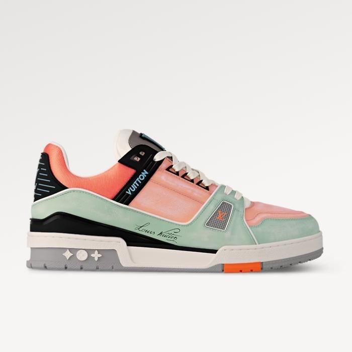 Jual Sepatu Sneaker Man LV Louis Vuitton LV Trainer sneaker 1ACEFW ...