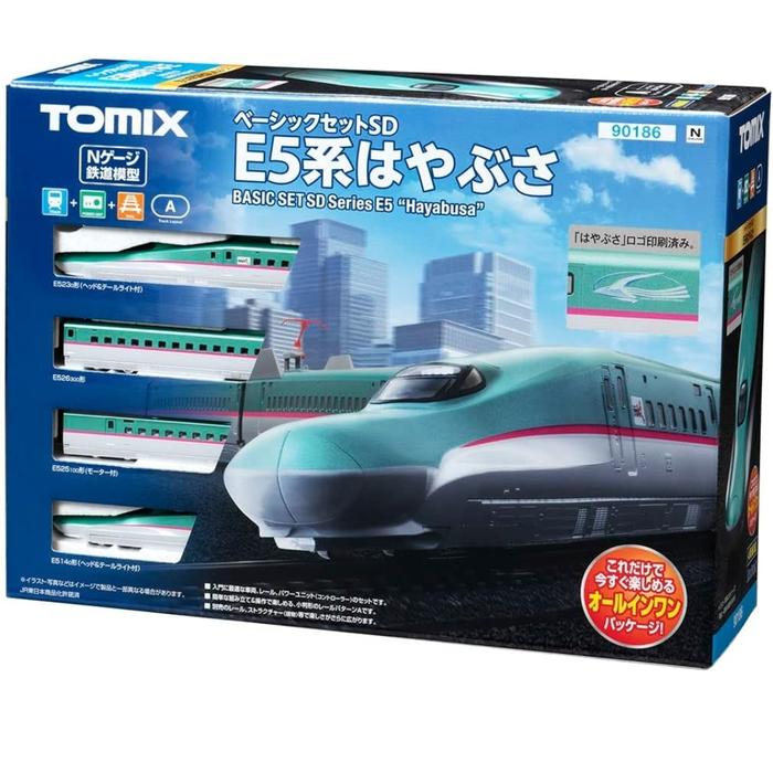 Jual Tomix 90186 Hayabusa N Gauge Basic Set, SD E5 Series, scale N/1:150 - Jakarta Pusat ...