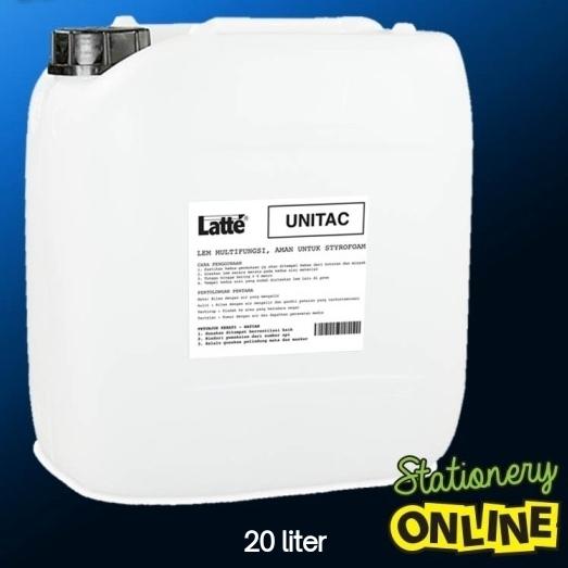 Jual lem styrofoam gabus Latte UNITAC blek 20 liter - Jakarta Utara ...