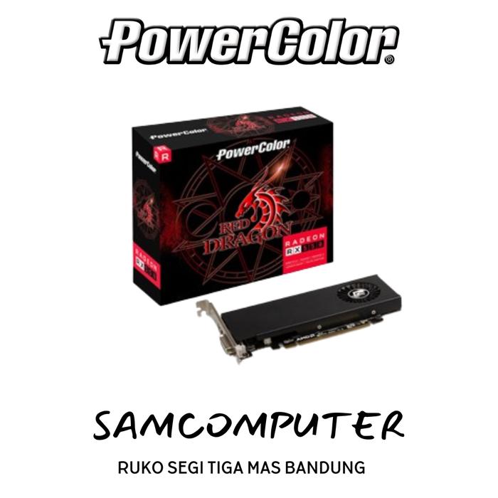 Jual VGA PowerColor Red Dragon Radeon RX 550 4GB GDDR5 - LOW PROFILE ...