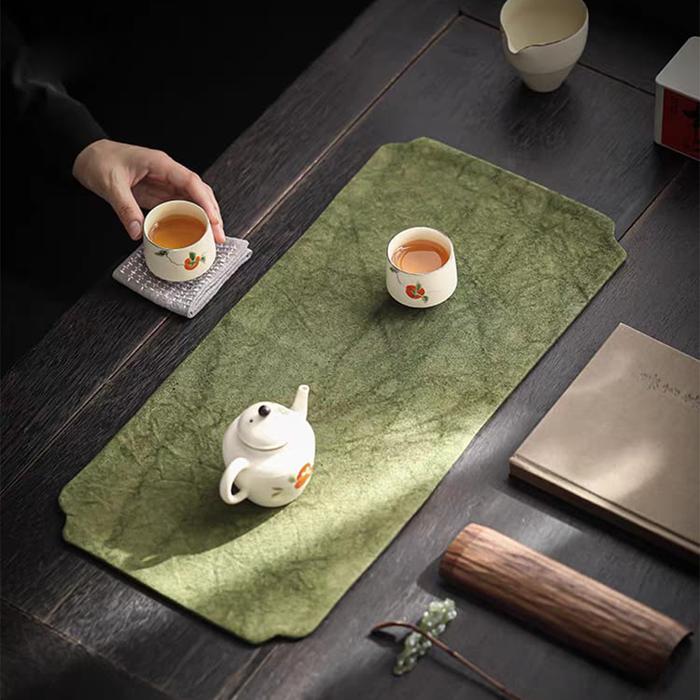 Jual Tatakan Gelas dan teko / Retro Tea Ceremony Mat EB Dining ...