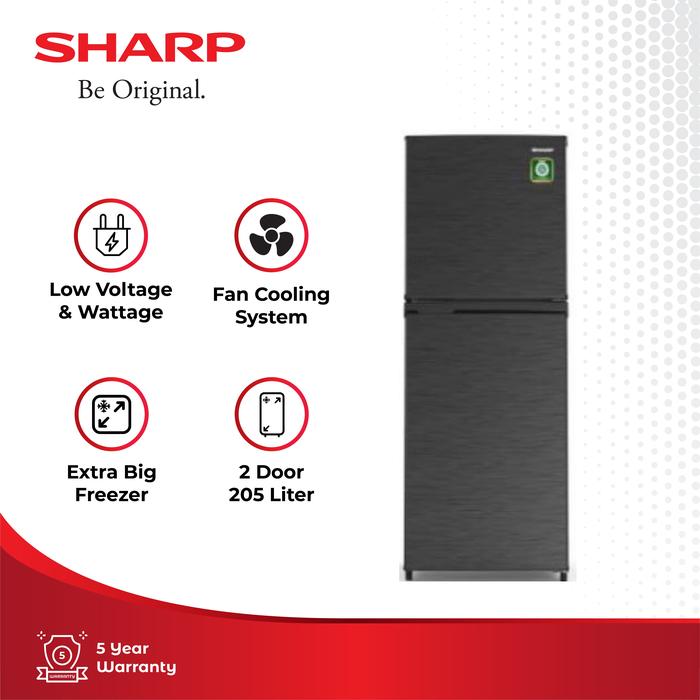 Promo Sharp | SJ-236MN-HS Kulkas 2 Pintu Kecil 2 Door Small Refrigerator Cicil 0% 3x - Kota ...