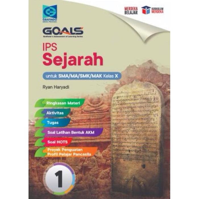 Jual RV Buku latihan goals kelas X-10 SMA/MA Kurikul Merdeka-Grafindo - IPS SEJARAH - Jakarta ...