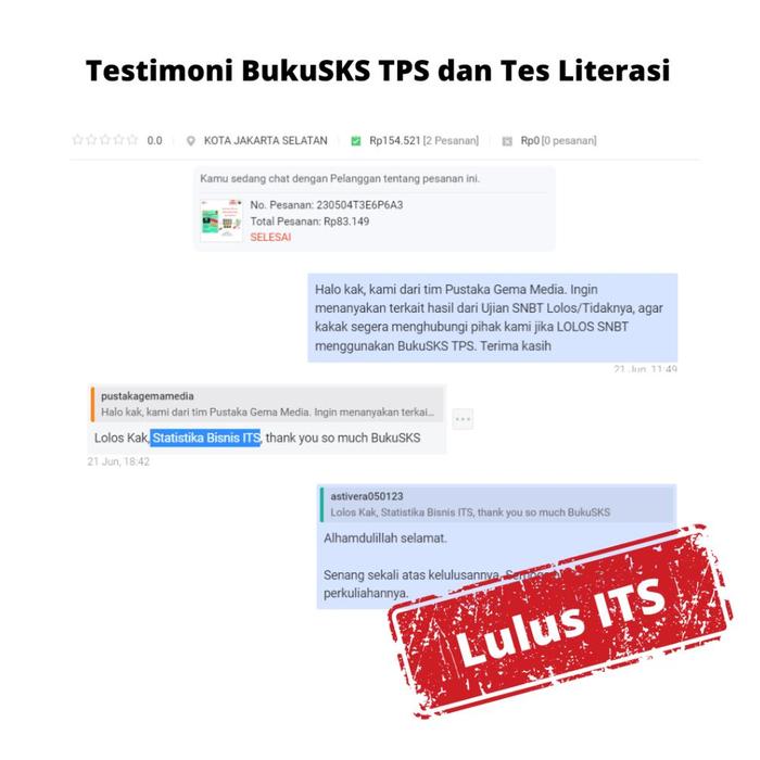 Jual RV Buku SKS UTBK SNBT 2024 Menasai Tes Potensi Skolik (TPS) dan ...