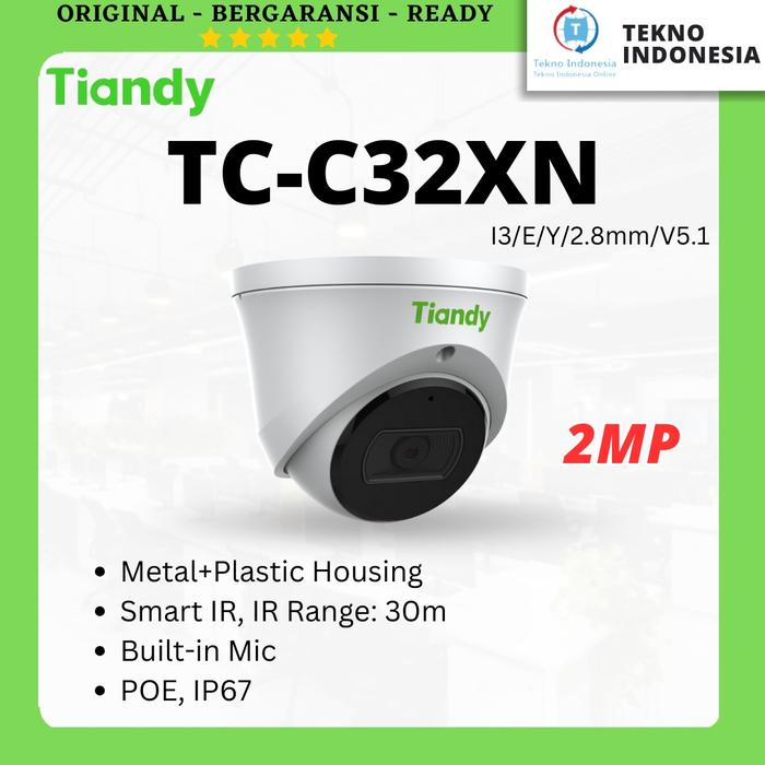 Jual Tiandy TC-C32XN Spark 2MP IR Built In Mic 2.8mm Indoor IP Camera CCTV - - Tekno Indonesia ...