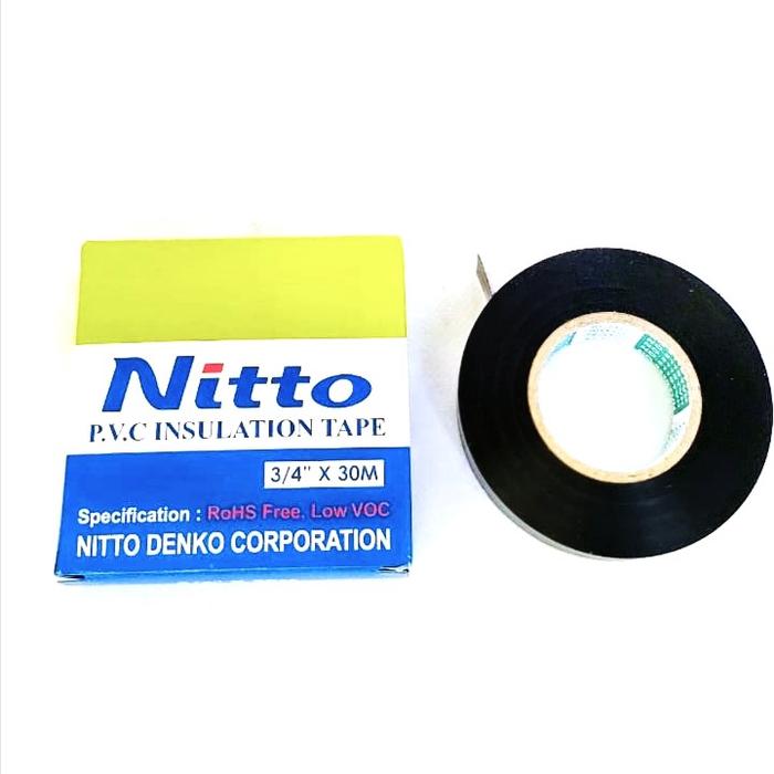 Jual Nitto / Isolasi Listrik / Isolasi Nitto / Isolasi Hitam 30M - Jakarta Barat - Sumber ...